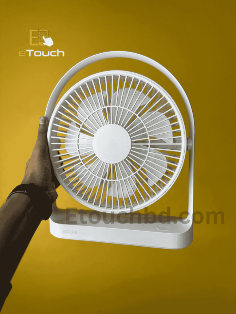 JISULIFE FA27 Portable Family Cooling Fan – Grey Color - Etouchbd